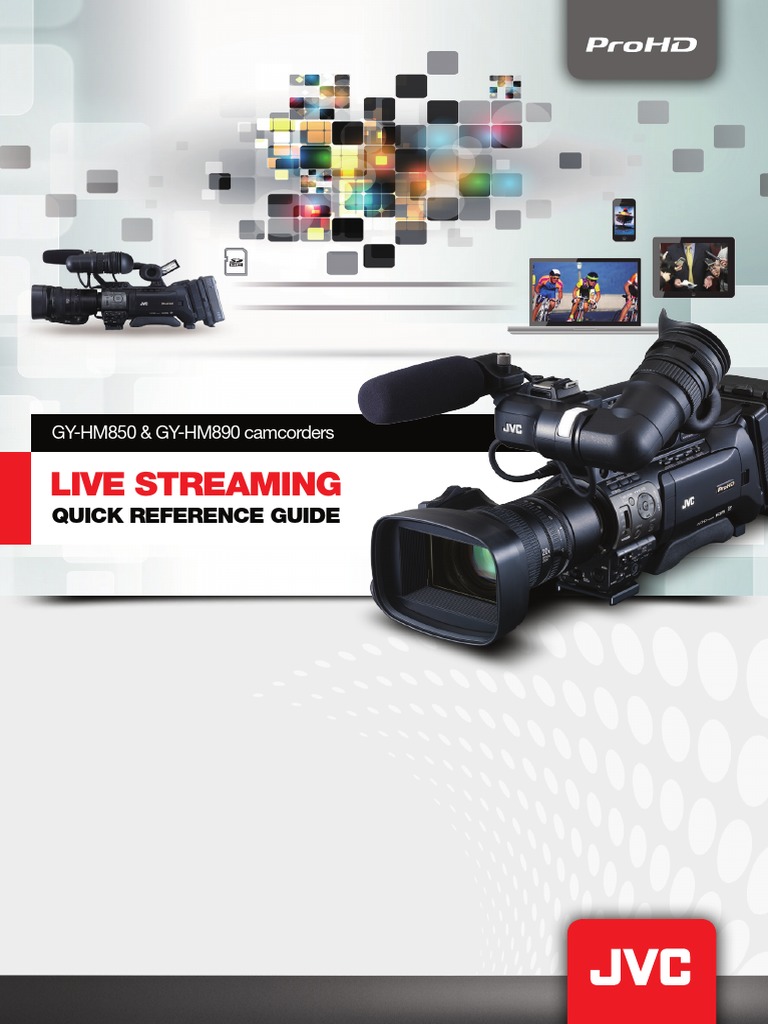 JVC Live Streaming Guide | PDF | Streaming Media | Computer Network