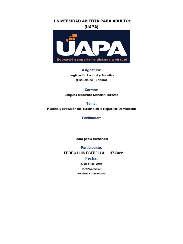 Evolución del Turismo en RD: Historia Clave | PDF | República ...
