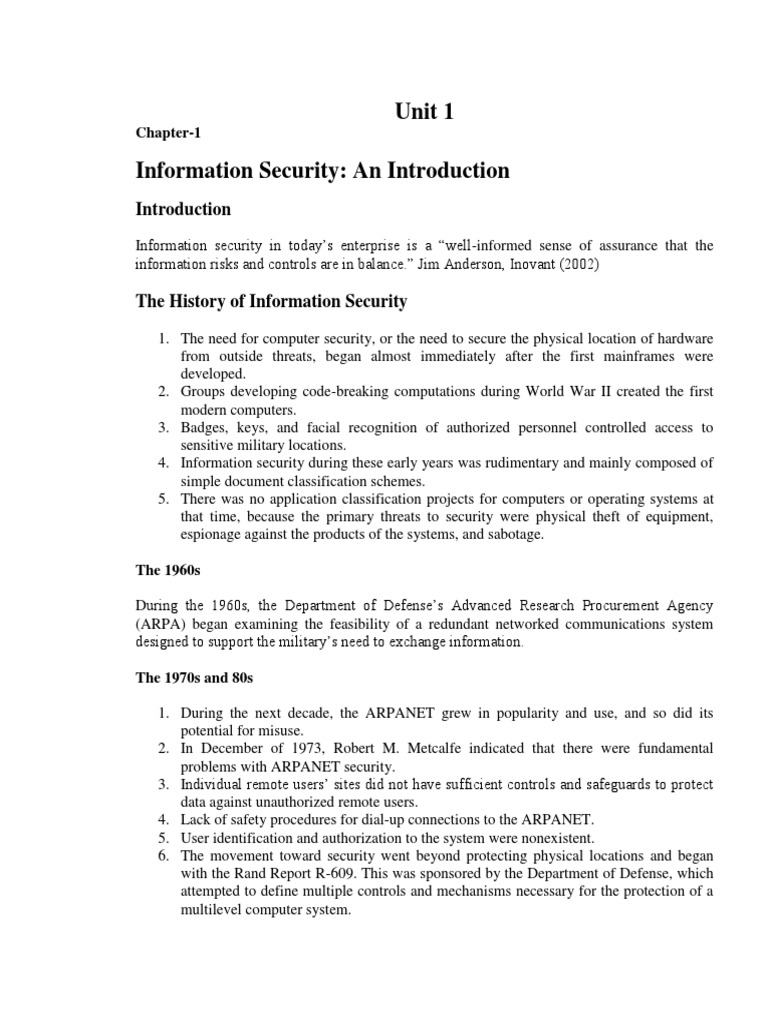 Information Security | PDF | Information Security | Computer Security