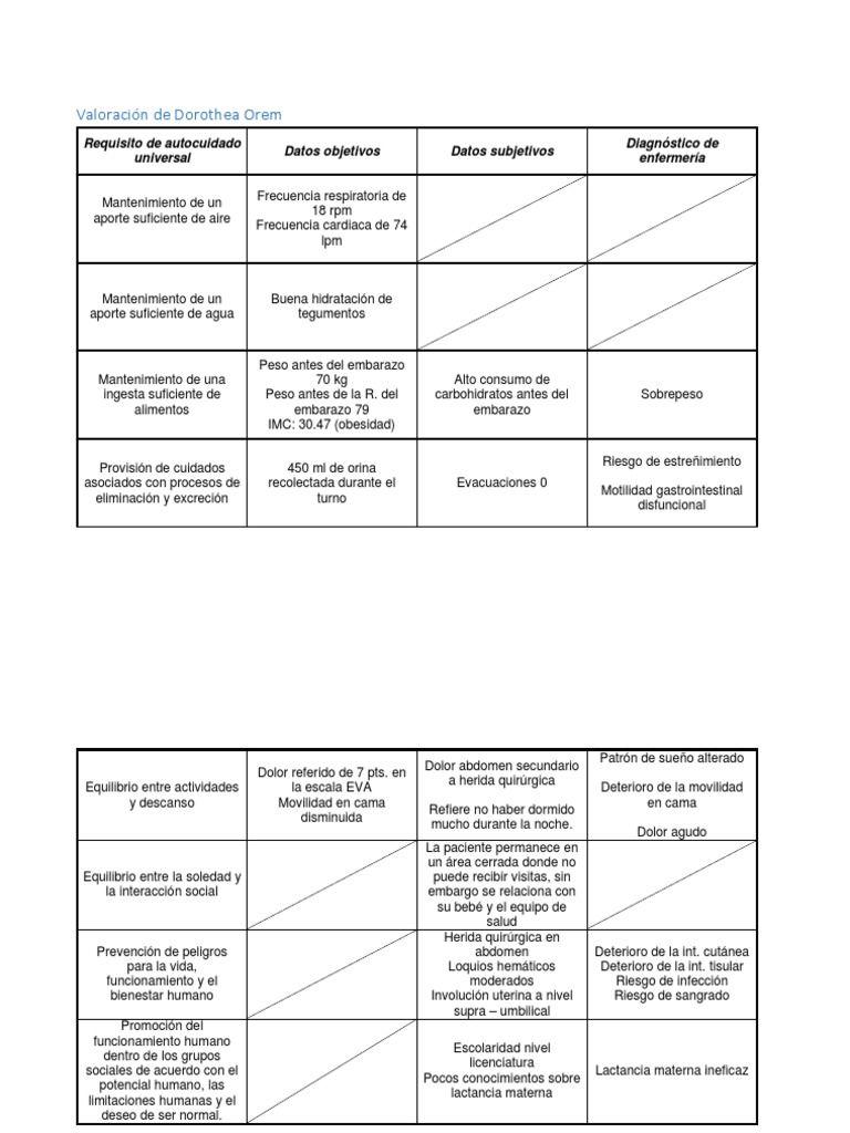 Ejemplo Plan de Alta de Enfermería | PDF | Herida | Vagina