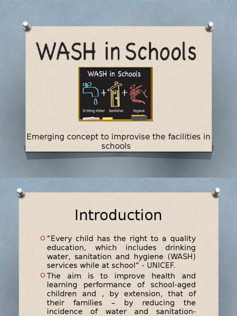 WASH Education for Healthier Schools | PDF | Wash | Hygiene