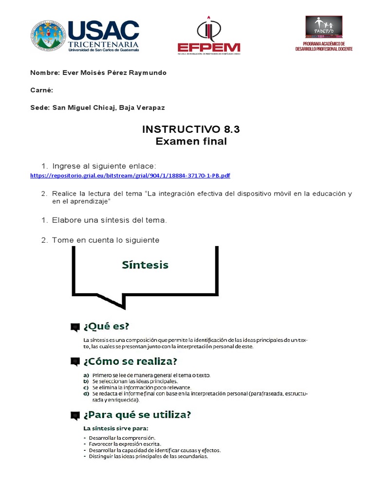 Examen Final TIC PADEP PDF | PDF | Negocios