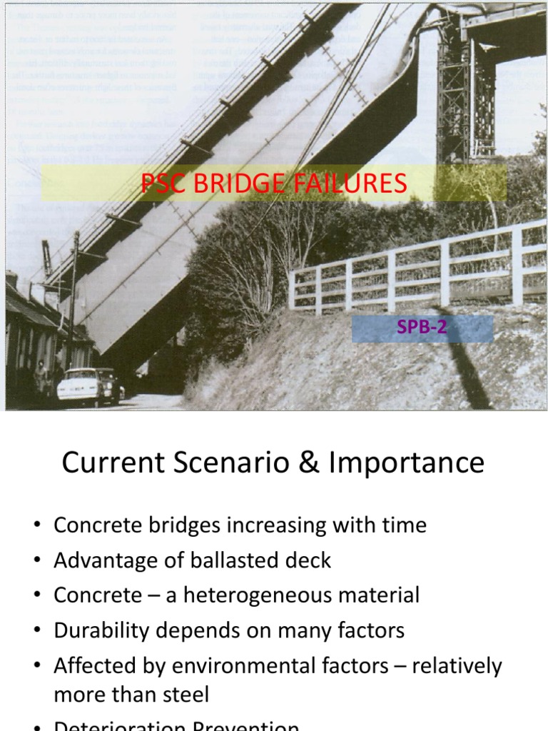 PSC Bridge Failures | PDF | Bridge | Concrete