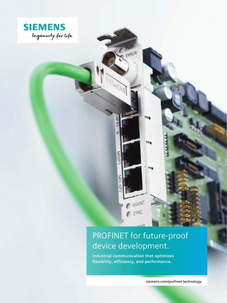 Profinet | PDF | Telecommunications | Computer Networking