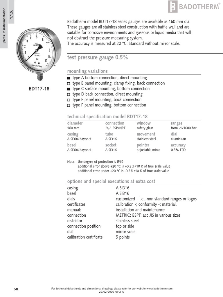 Dfsdfs | PDF | Sheet Metal | Calibration