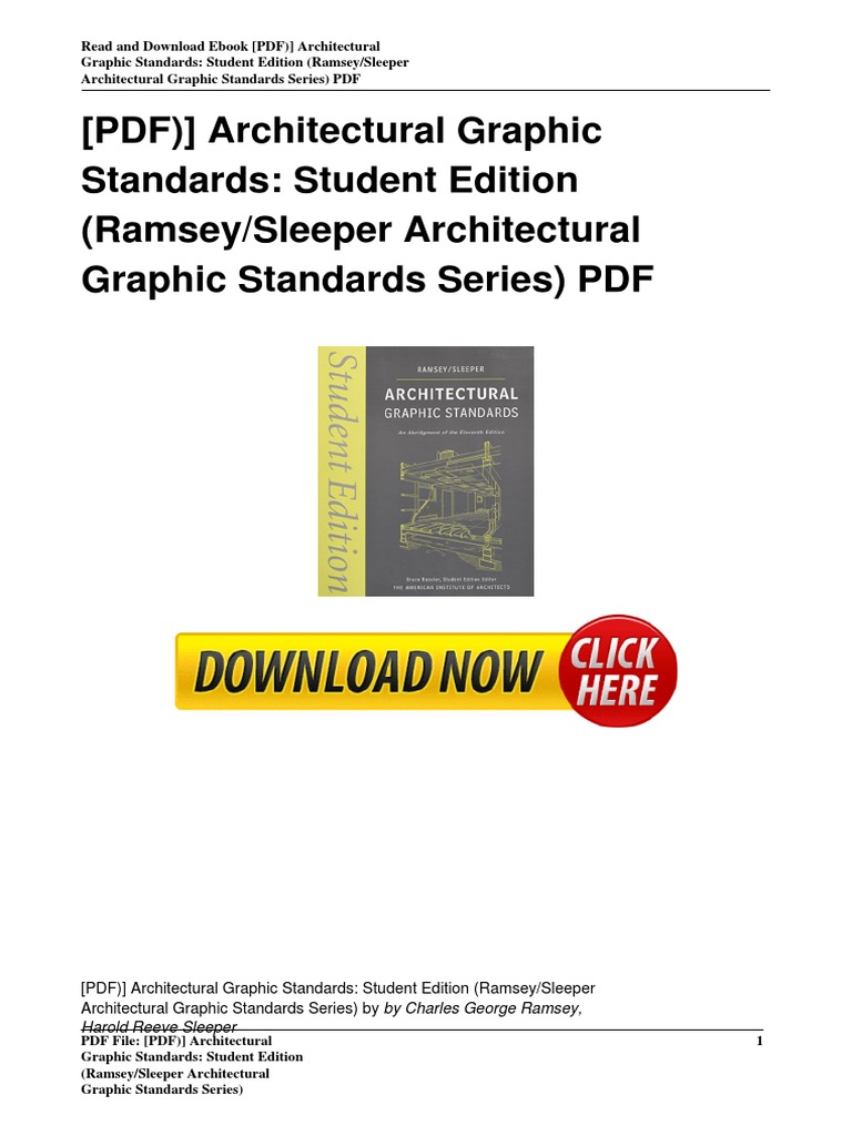 Architectural Graphic Standards Student Edition PDF | PDF | E Books ...