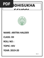 Class 12 Biology Investigatory Project | PDF