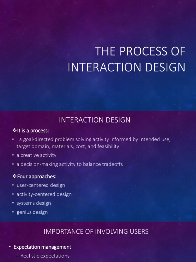 The Process of Interaction Design | Download Free PDF | Usability ...