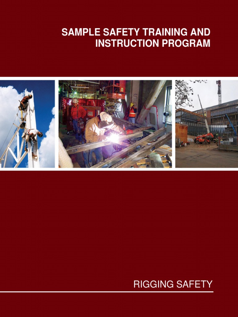 Rigging Saftey Program Docx e R | PDF | Crane (Machine) | Rope