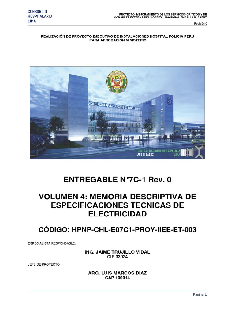 HPNP CHL E07c1 Proy Iiee Et 003 PDF | PDF | Cobre | Cloruro de polivinilo
