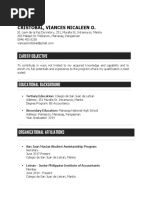 Application Letter COMELEC La Union | PDF