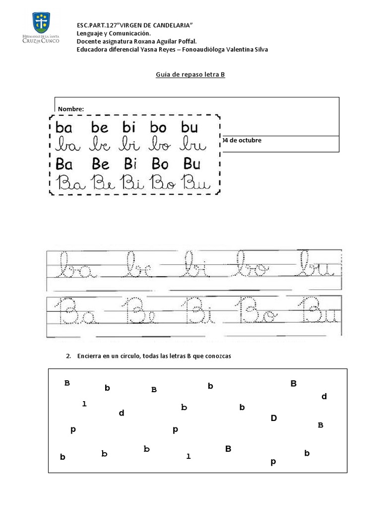 Letra B 1 Basico | PDF