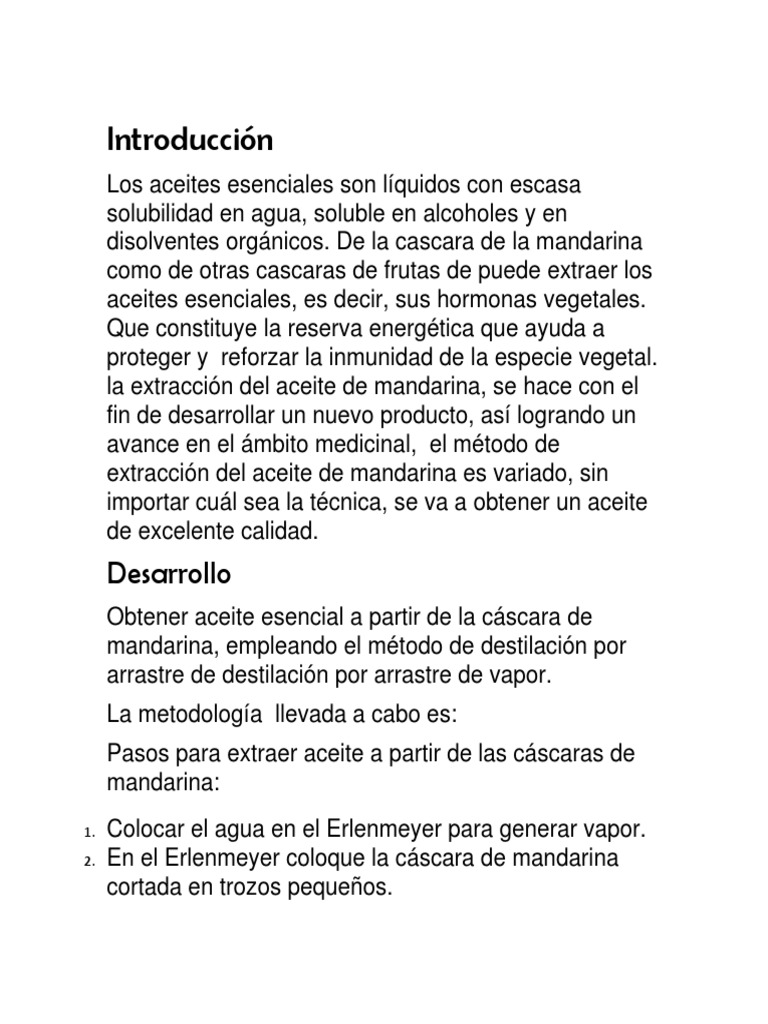 CVVCV | PDF | Destilación | Aceite esencial