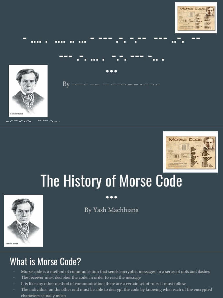 Morse Code | PDF | Telecommunications Engineering | Communication