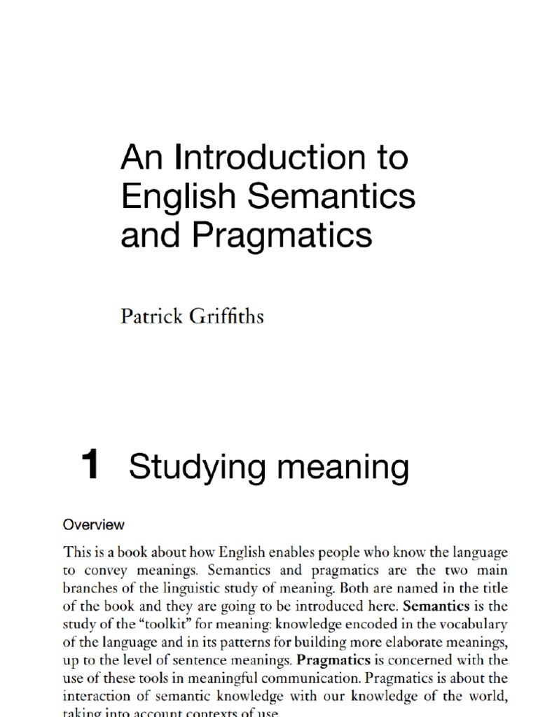 Patrick Griffiths - 1 PDF | PDF