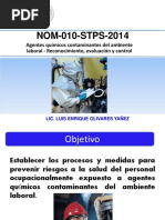 Presentación NOM-010-STPS-2014 | PDF | Contaminación | Concentración