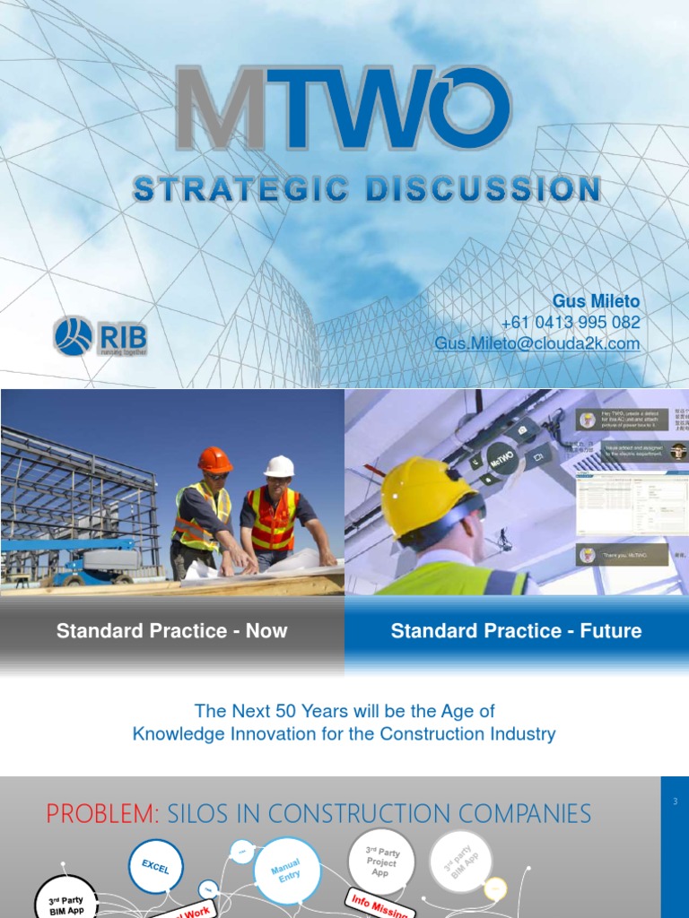 MTWO Presentation Overview | PDF | Building Information Modeling ...