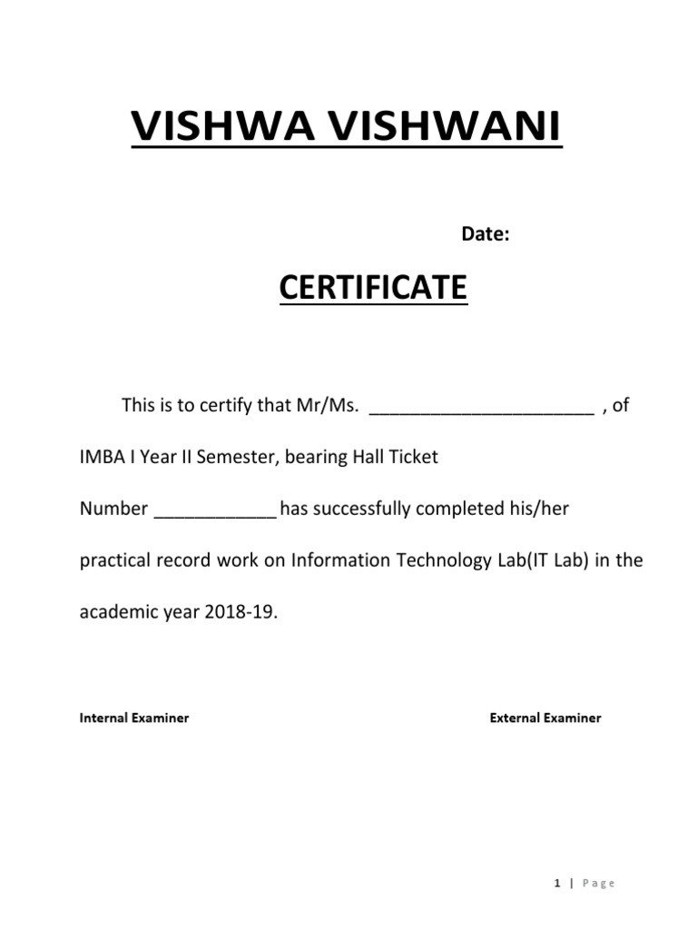 Lab Record | PDF | Microsoft Excel | Graphical User Interfaces