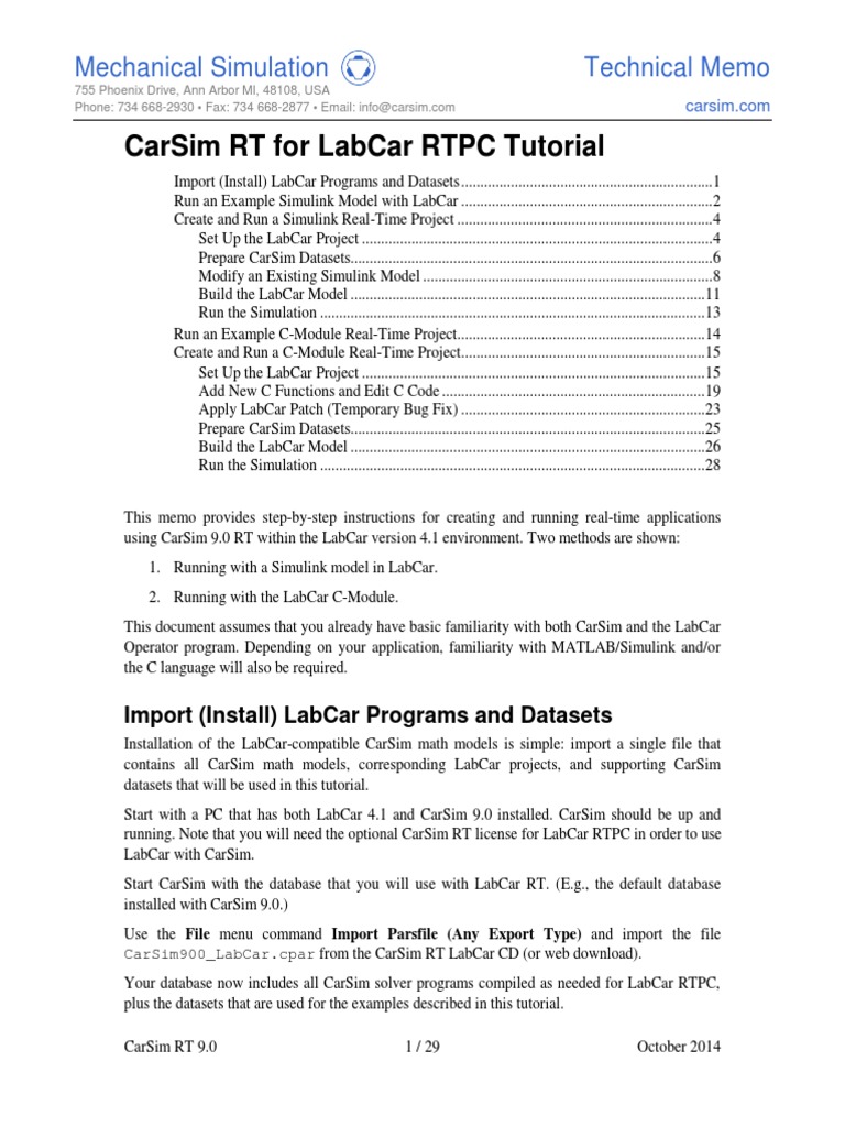 LabCar Tutorial | PDF | Icon (Computing) | C (Programming Language)