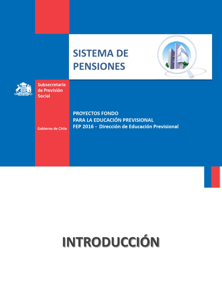 Fep 2016 Sistema de Pensiones | PDF | Pensión | Derechos
