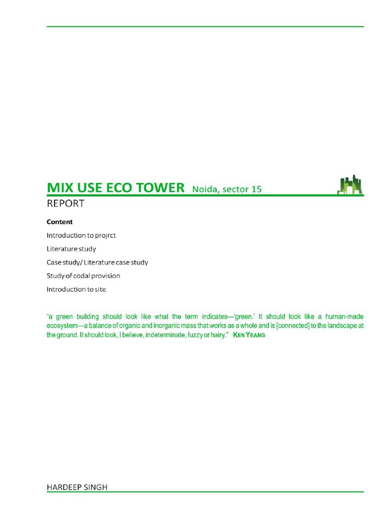 Eco Tower | PDF