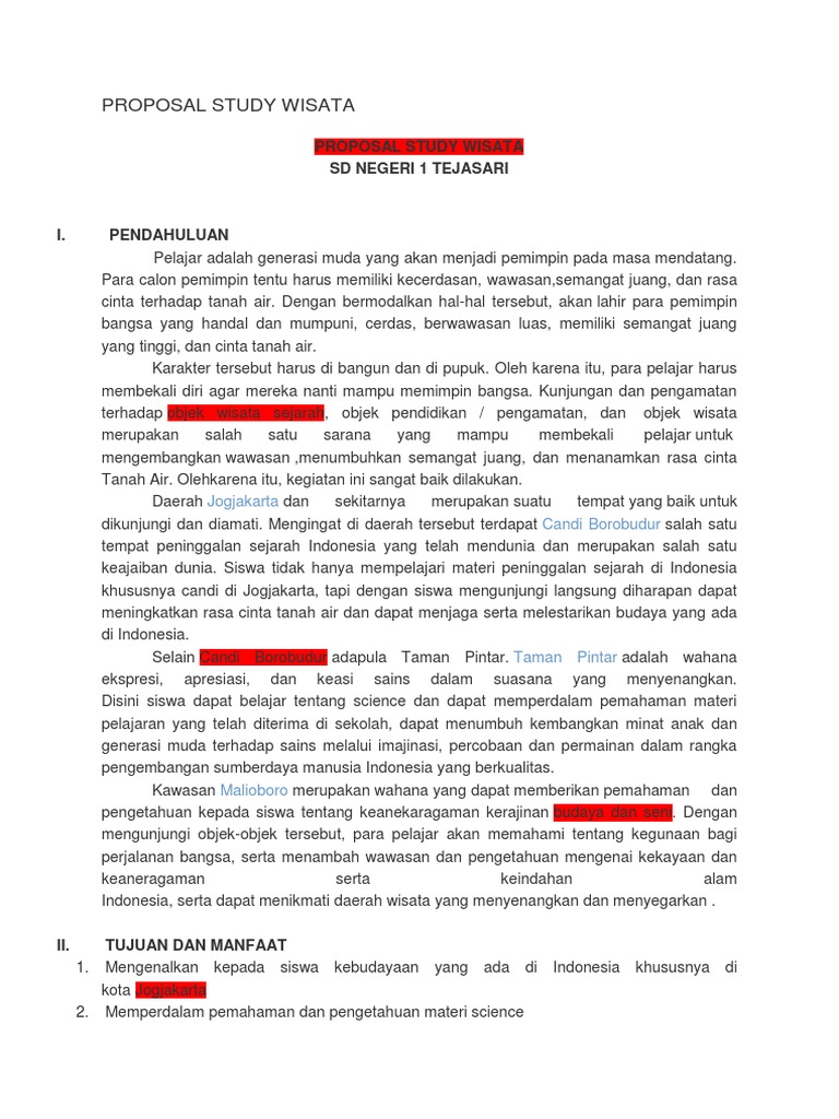 Dokumen - Tips - Contoh Proposal Study Wisata | PDF
