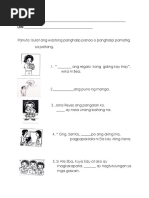 Simuno at Panaguri Worksheet | PDF