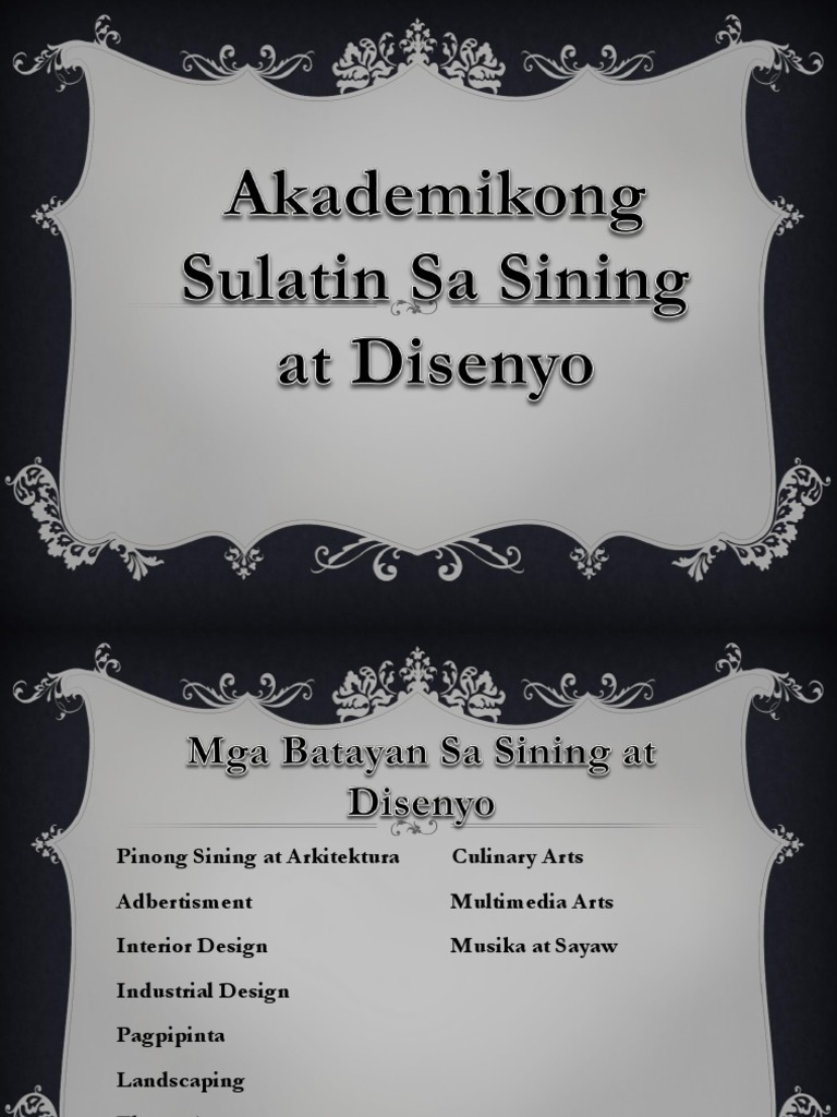 Akademikong Sulatin Sa Sining at Disenyo
