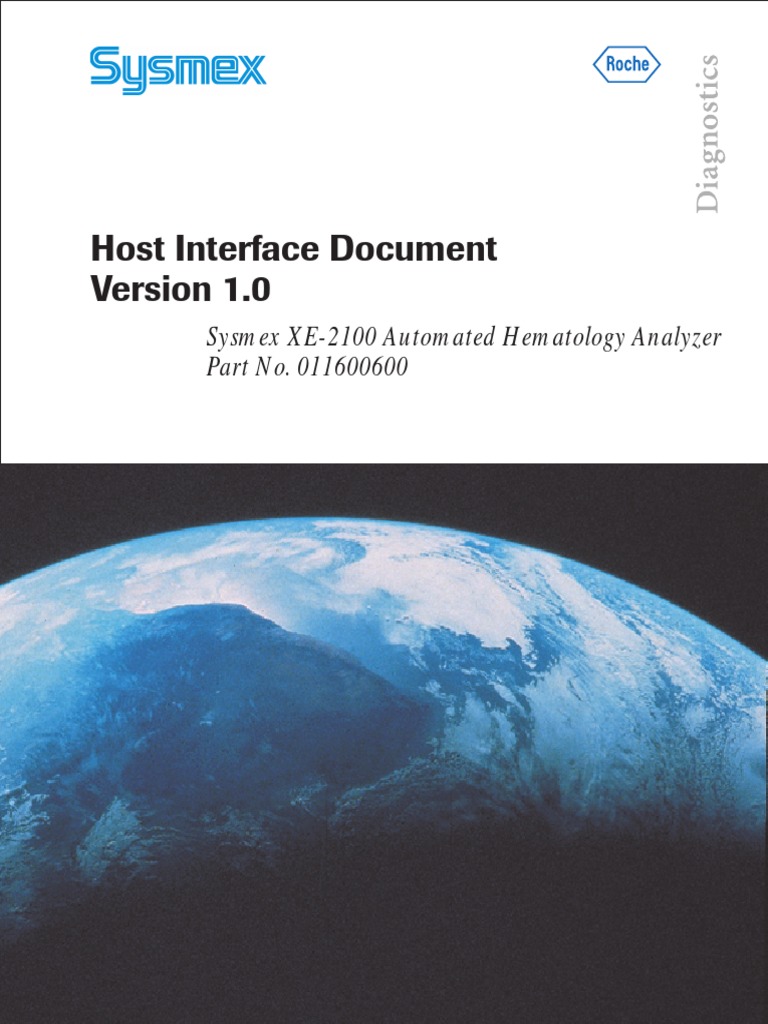 Host Manual Sysmex | PDF | Data Transmission | Information And ...