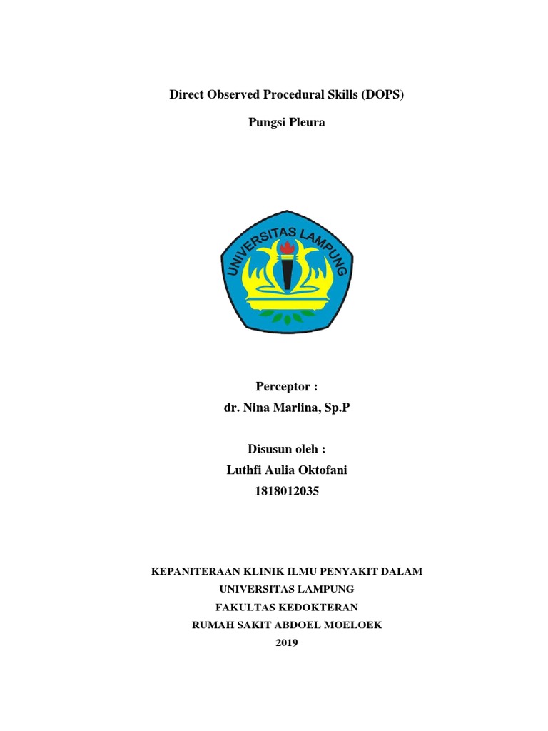 Punksi Pleura | PDF