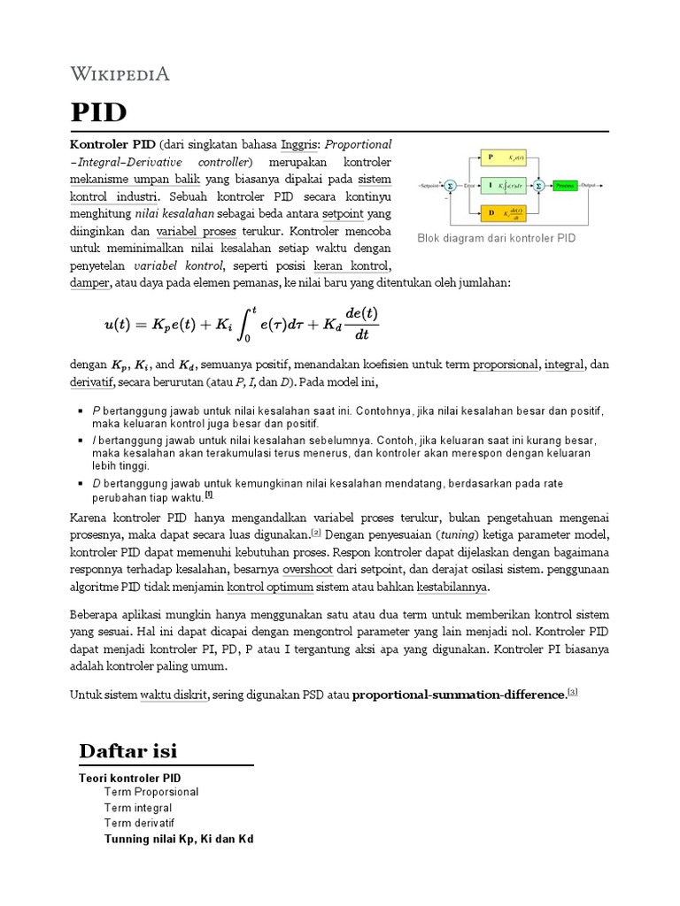 Kontrol Pid | PDF