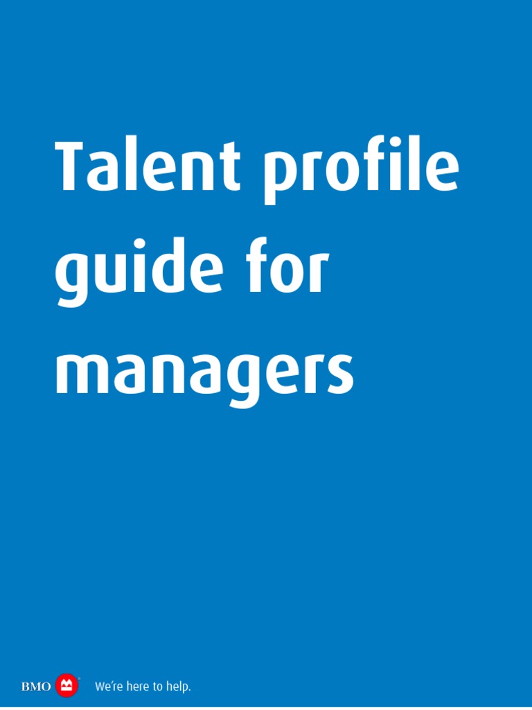 Talent Profile Guide | PDF | Employee Retention | Leadership