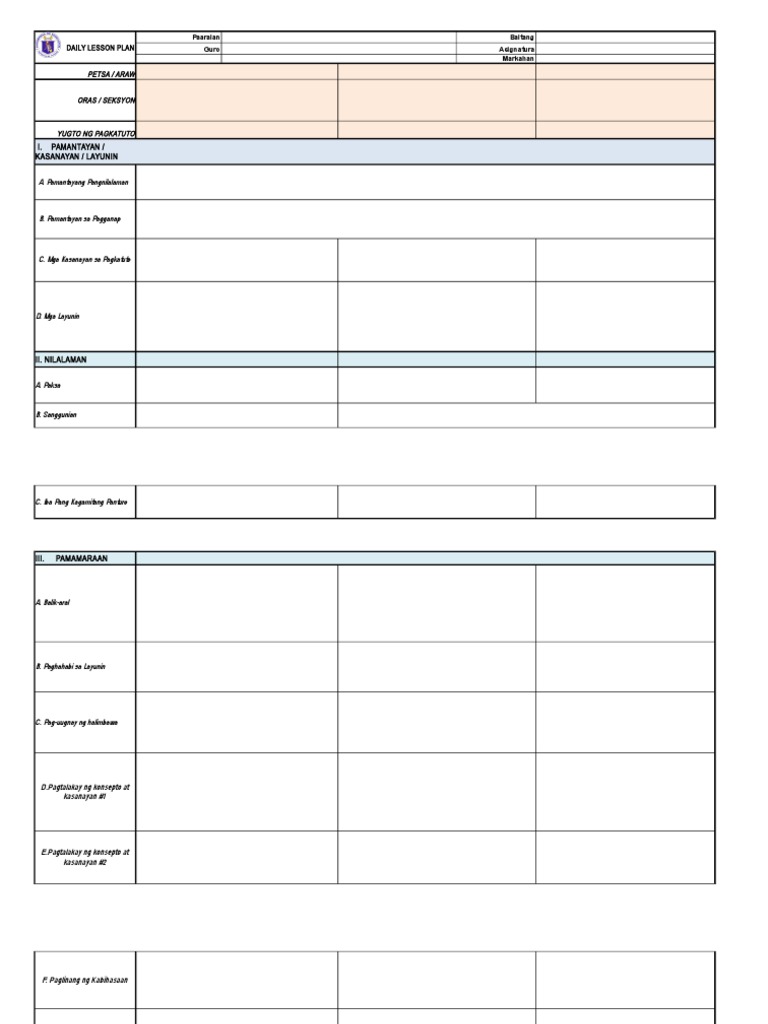 AP 10 DLP Template | PDF