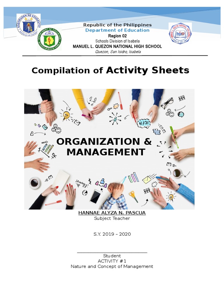 Analysis of Management Concepts and Principles through Student ...