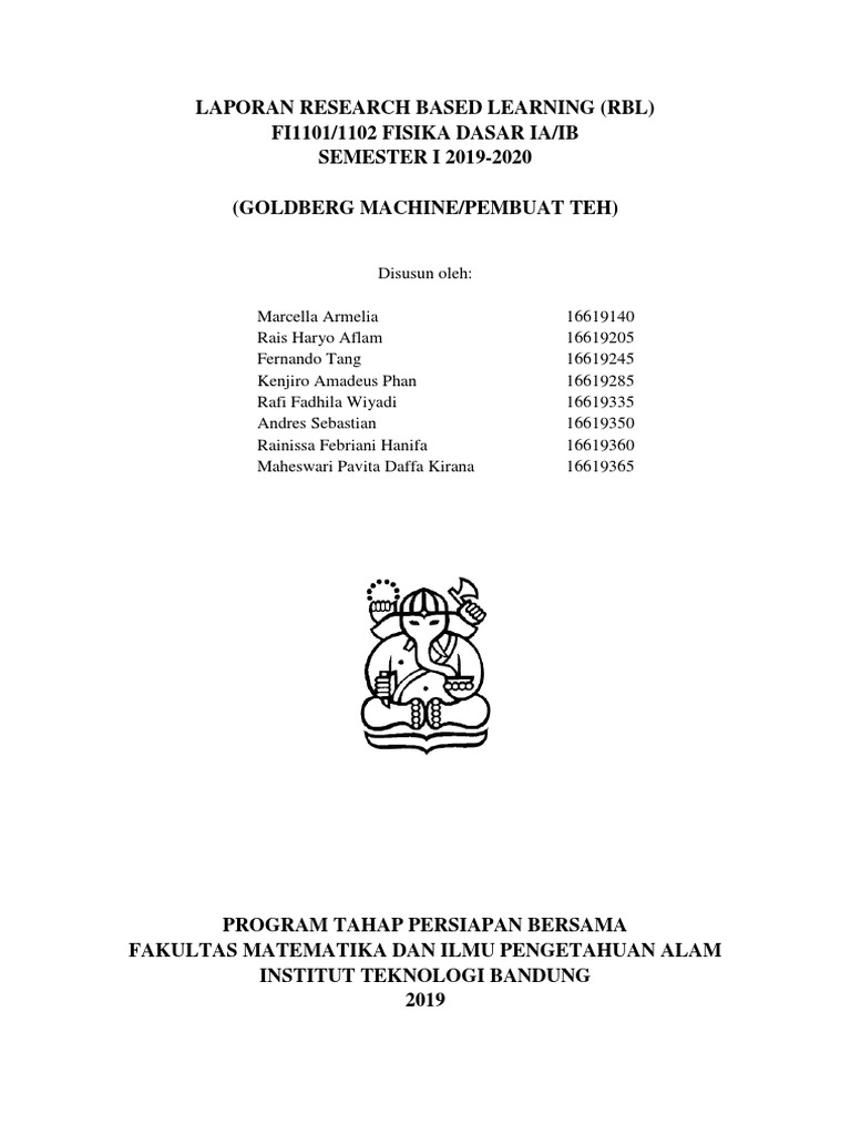Format Laporan RBL | PDF