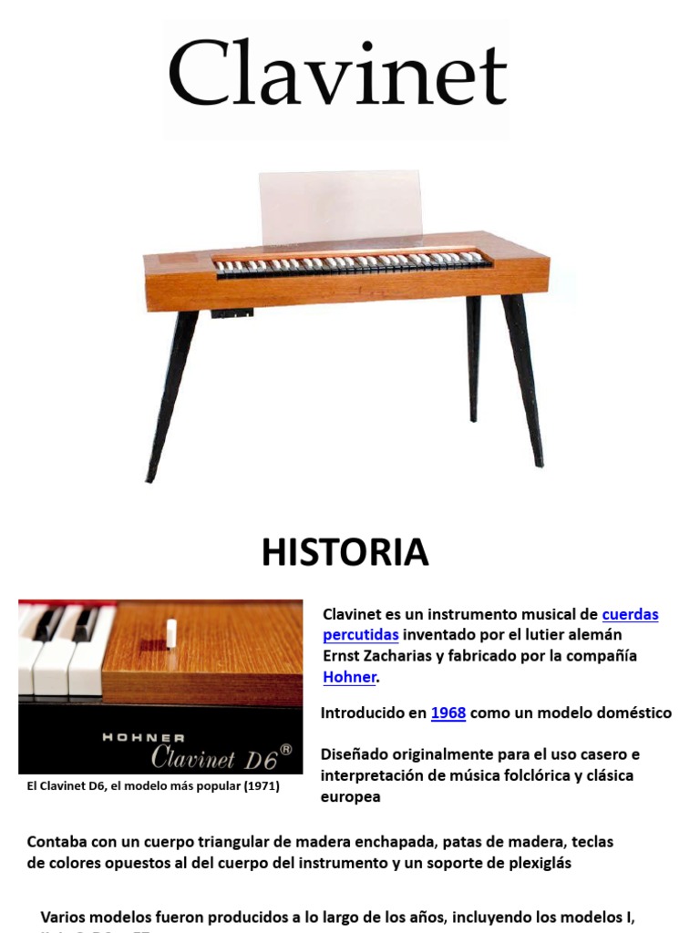 CLAVINET | PDF | Instrumentos de cuerda | Tecnología musical