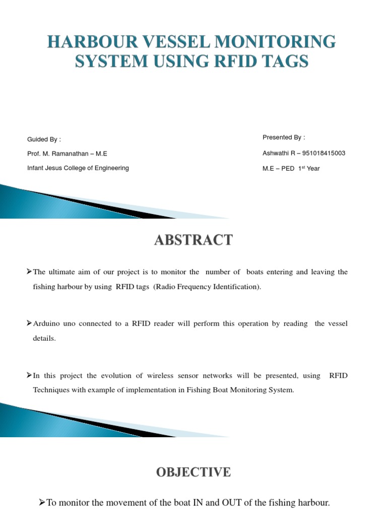 PPT-Vessel Monitoring Final | PDF | Radio Frequency Identification ...