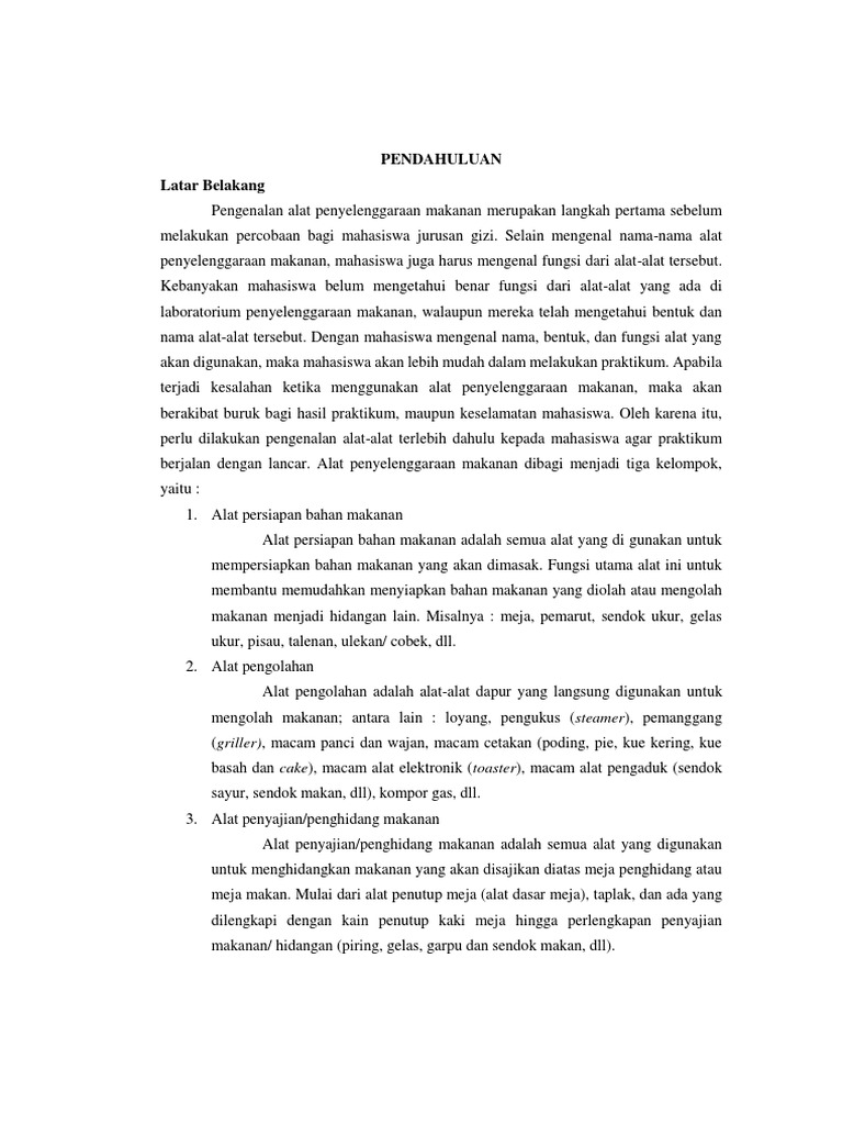 ALAT (Latar Belakang, Tujuan, Pelaksanaan Praktikum) | PDF