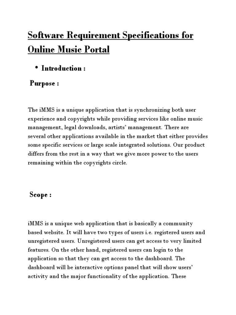 Online Music Portal | PDF | Application Programming Interface | World ...