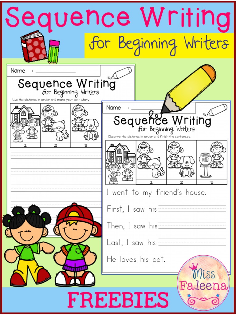 Sequence Writing For Beginning Writers | PDF | Encodings | Printing