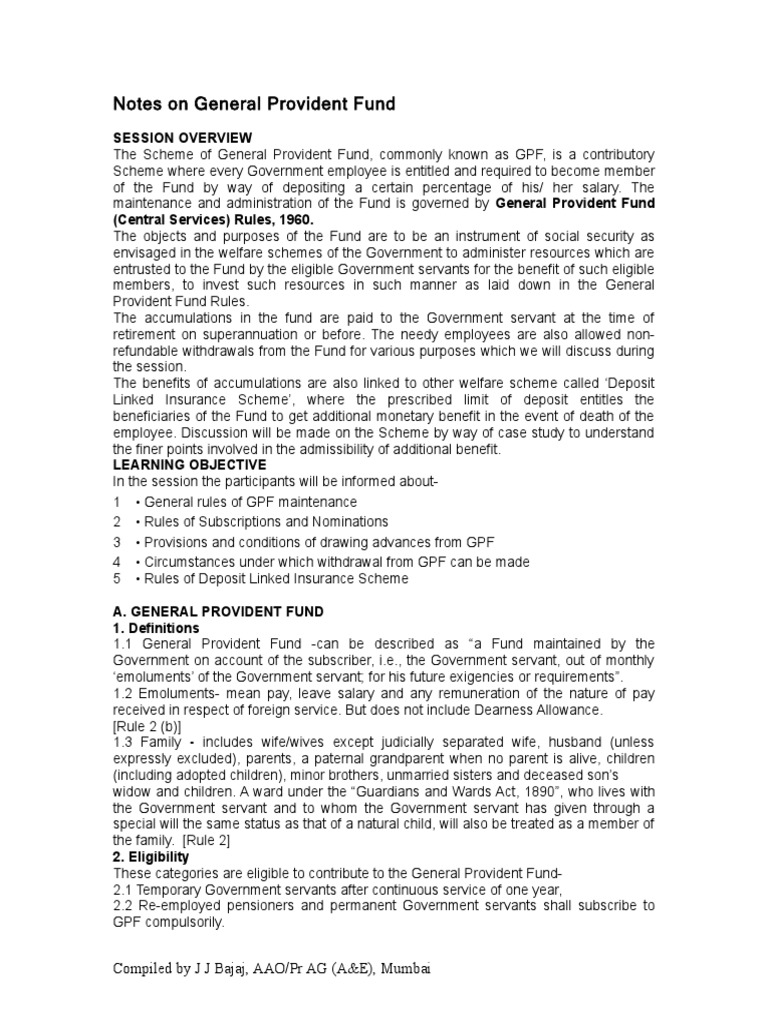 GPF Notes | PDF | Subscription Business Model | Interest