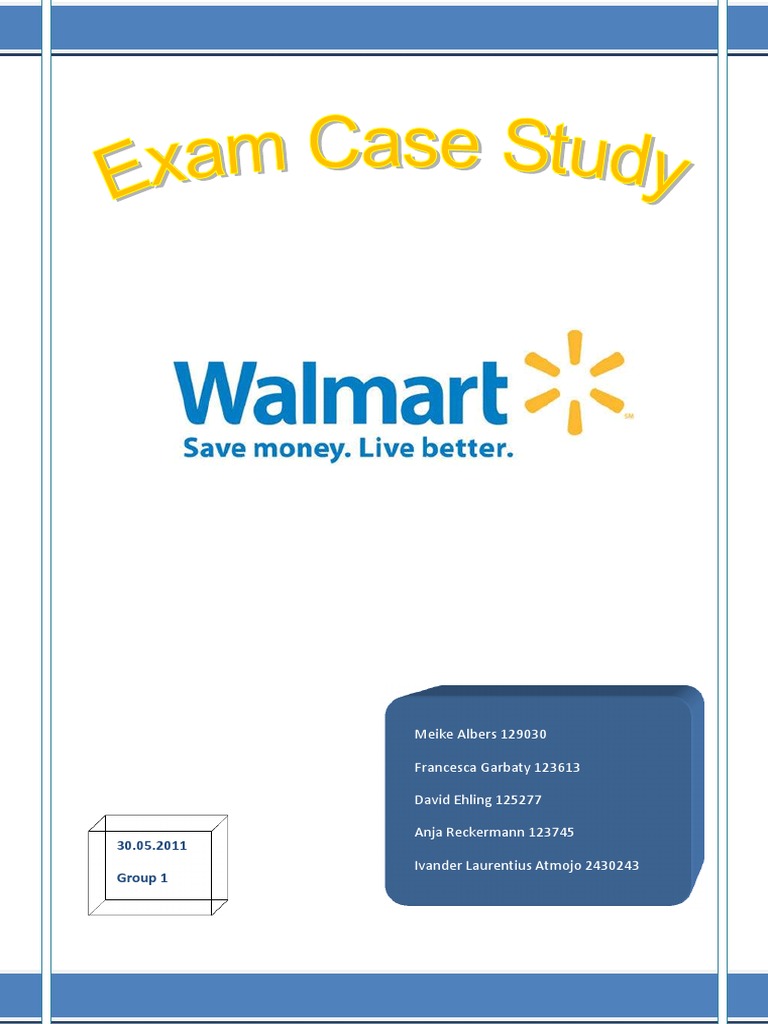 WALMART CASE Group1 Finished Revised 3 PDF | PDF | Walmart | Strategic ...