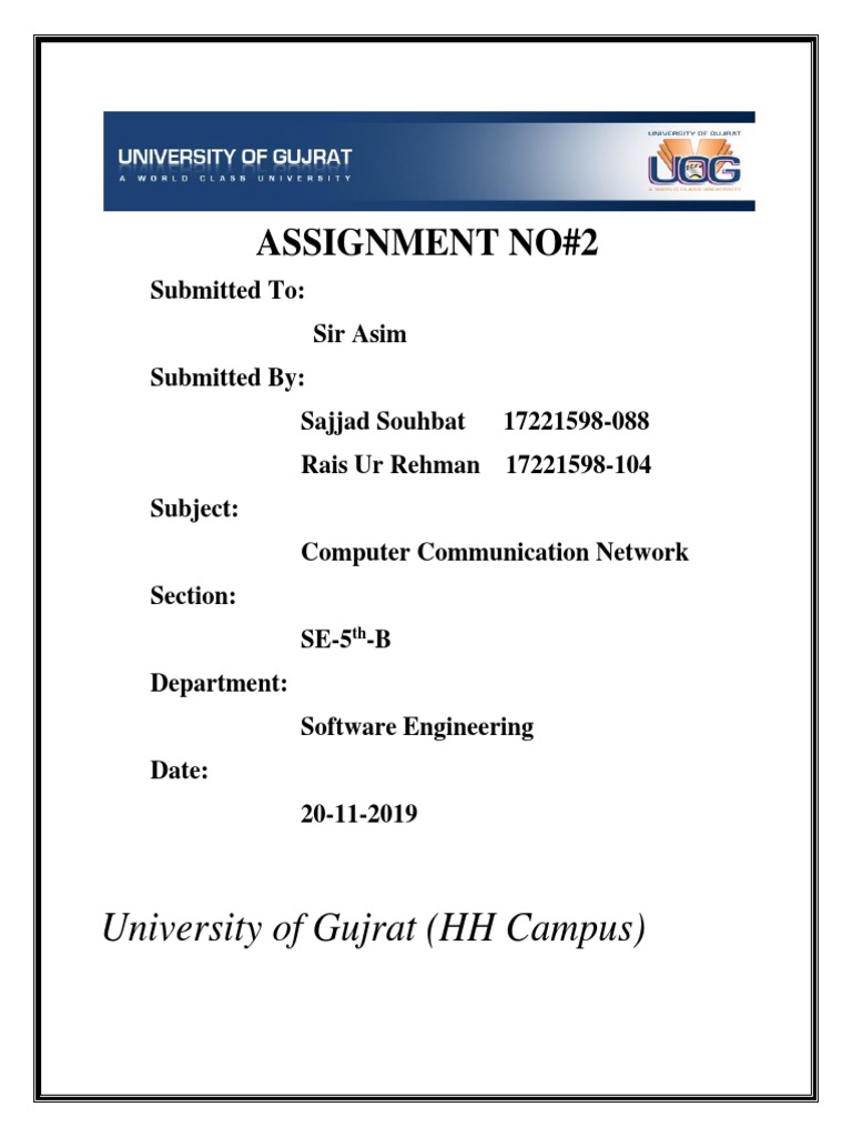 Assignment 2 Ccn Pdf Transmission Medium Optical Fiber