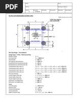 Pile Cap Design Examples To Eurocode 2 | PDF | Deep Foundation | Volume