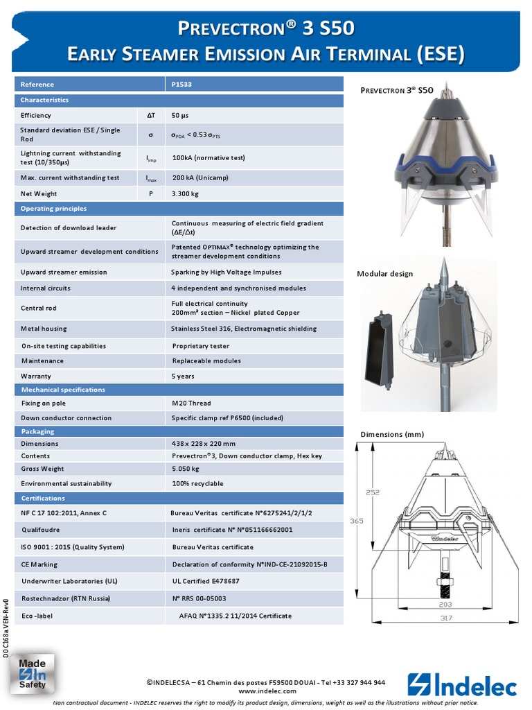 PREVECTRON 3® S50 - Doc168a.VEN Rev0 | PDF | Electromagnetism ...