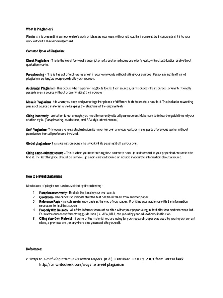 What Is Plagiarism | PDF | Citation | Plagiarism