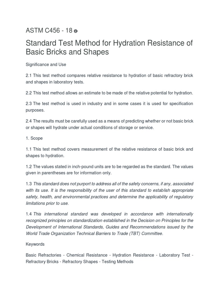 Astm C456 | PDF