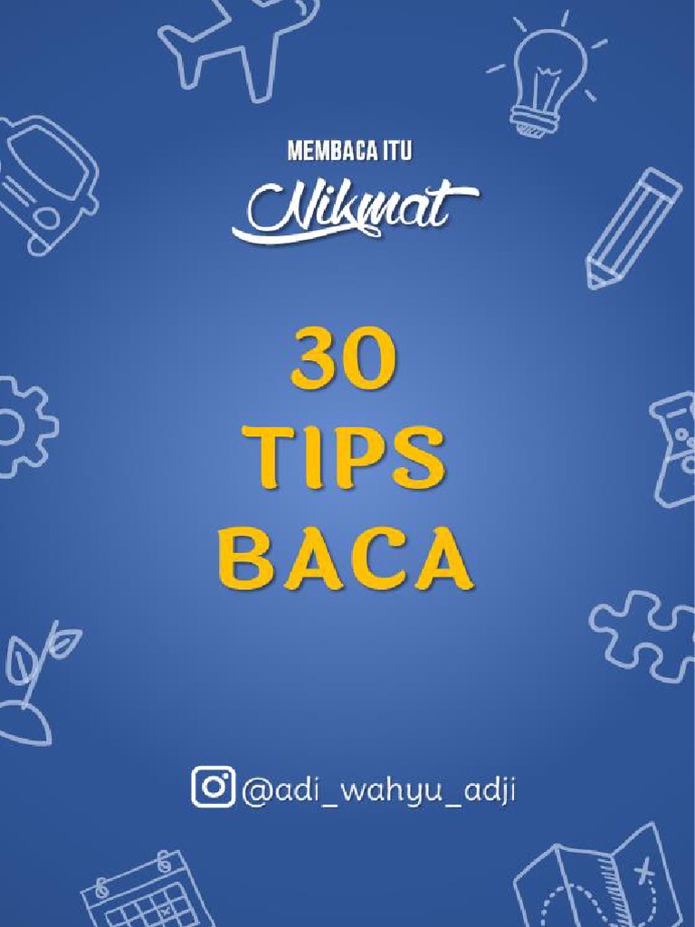 30 Tips Baca Cepet | PDF | Pengembangan Diri