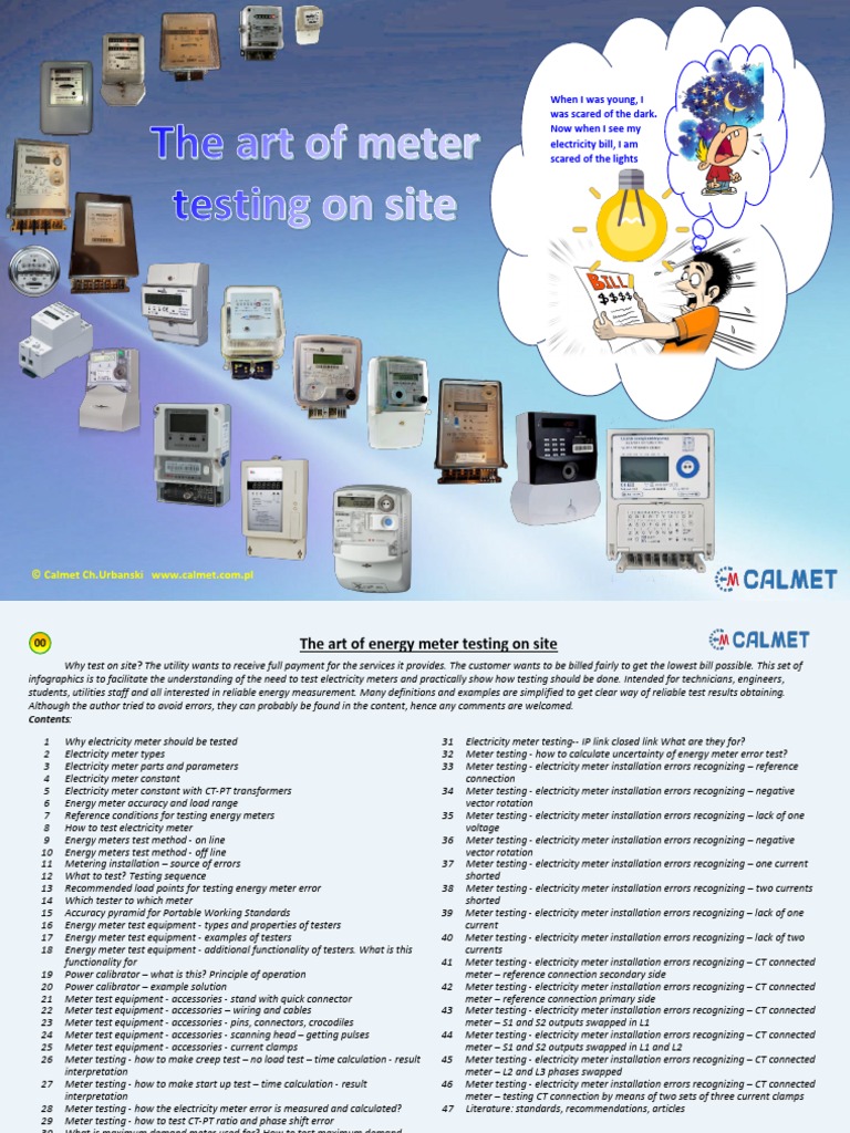 The Art of Meter Testing On Site 2019 | PDF | Kilowatt Hour | Electricity