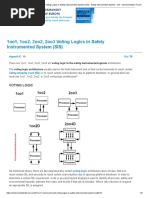 Voting Logic in Safety Instrumented System (SIS) | PDF | Risk | Systems ...